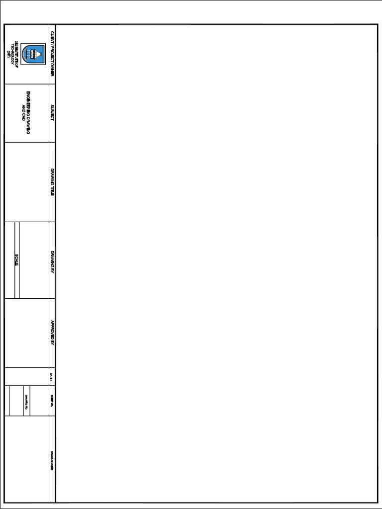 Drawing Title Block | PDF