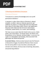 Functions and Purpose of Museums | PDF | Museum | Material Culture