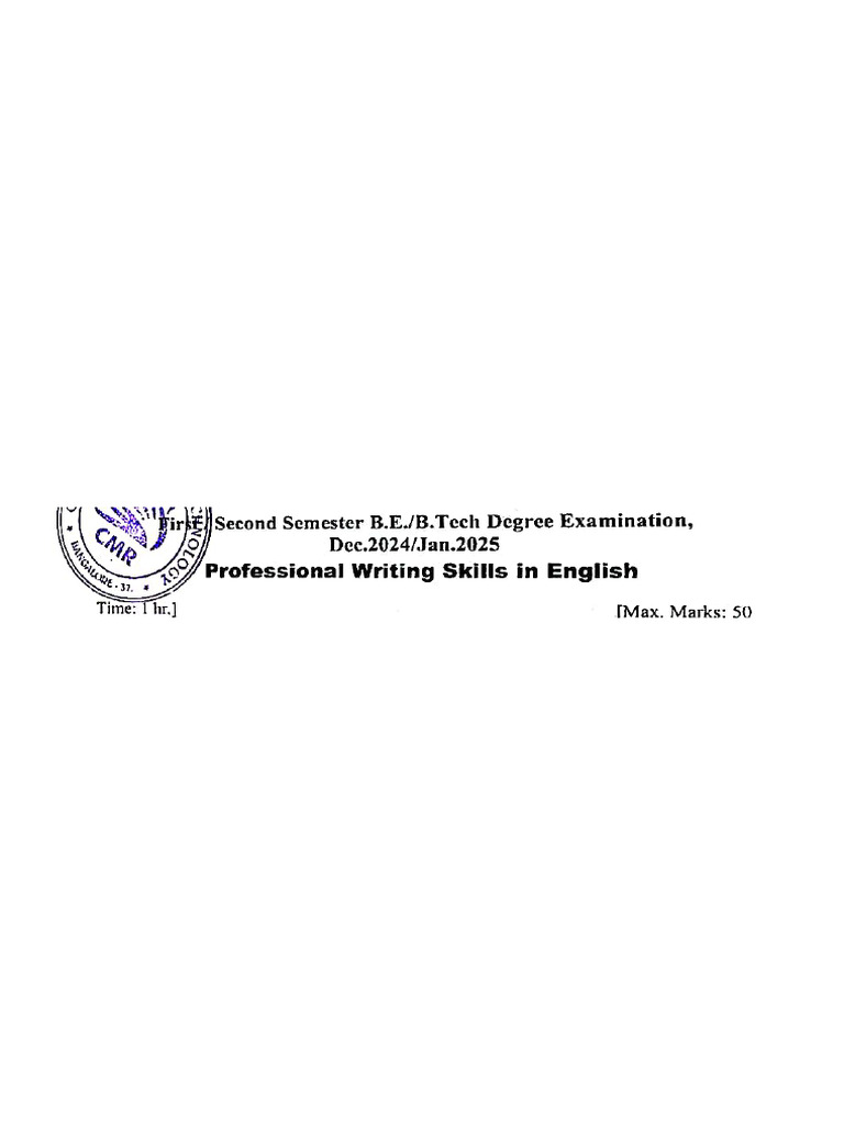 Professional Writing Skills in English | PDF