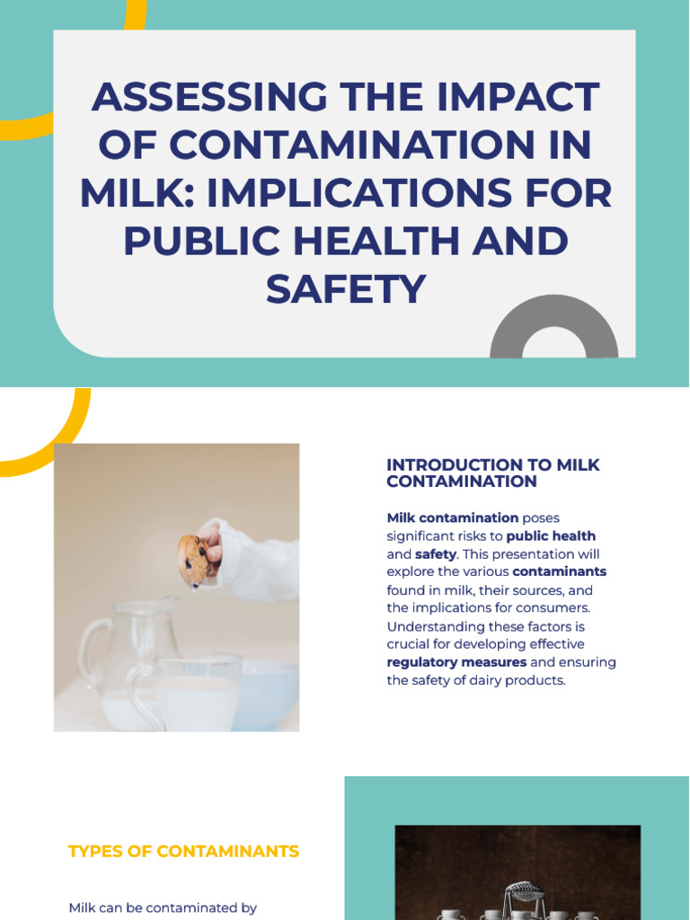Milk Contamination: Health Risks Explained | PDF