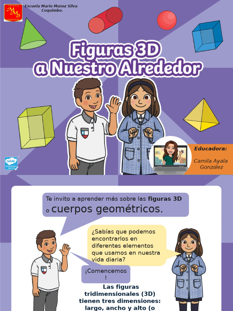 Figuras 3D o Cuerpos Geométricos 2025 | PDF