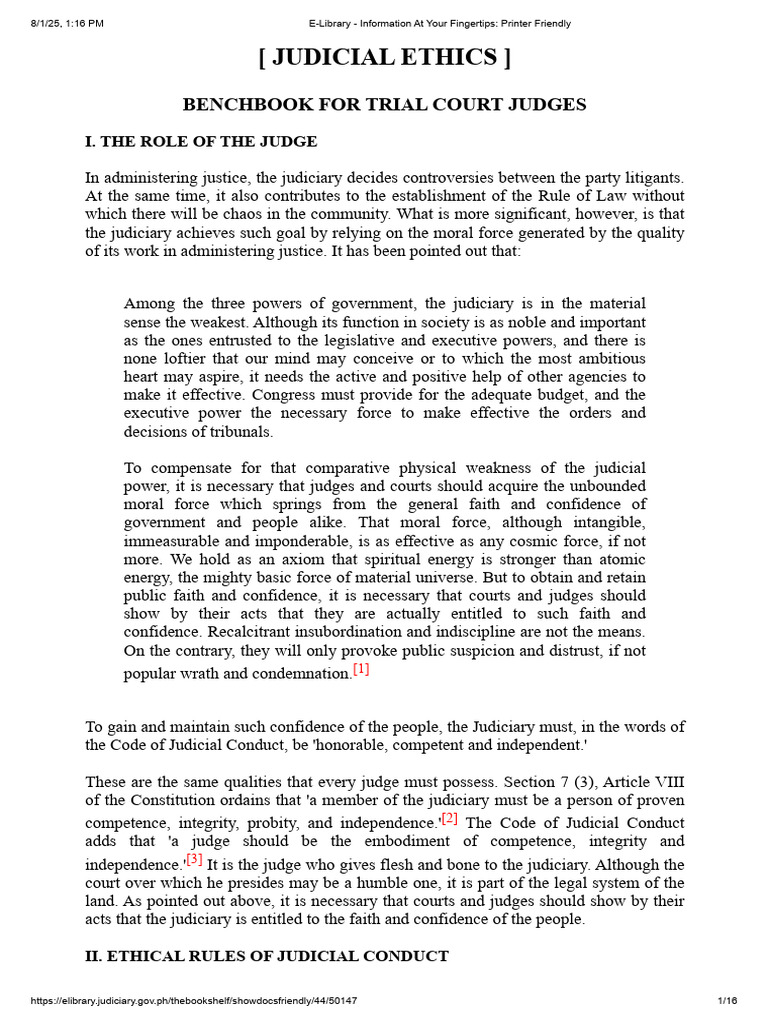 Benchbook For Trial Judges | PDF | Judge | Supreme Court Of The United ...