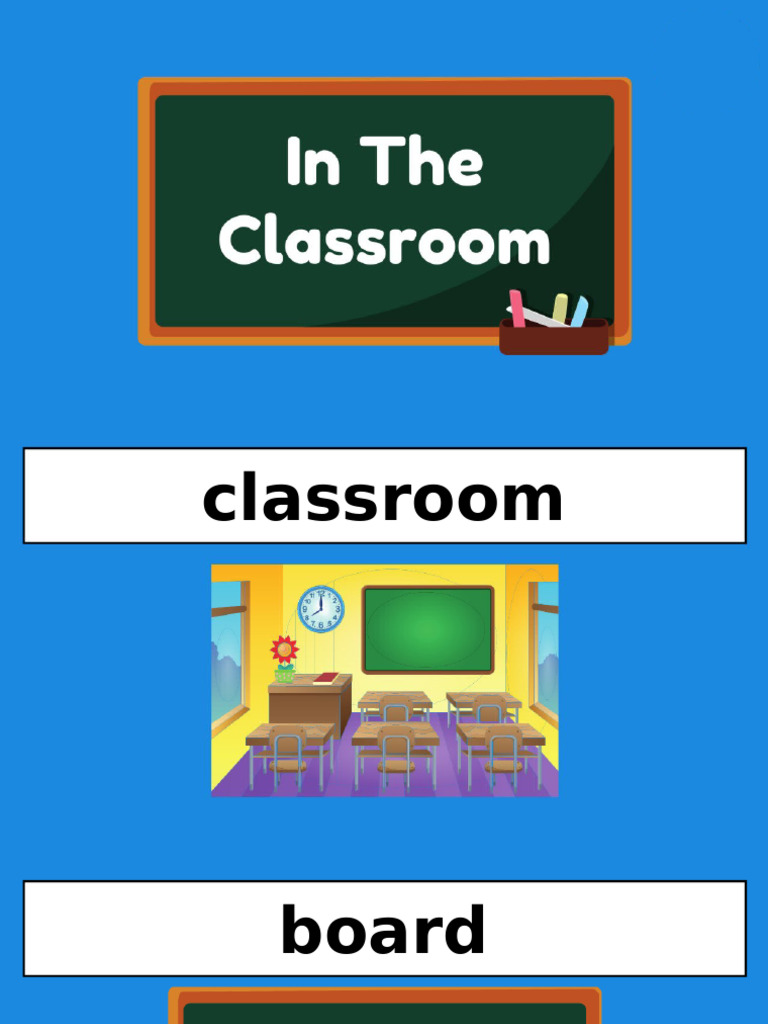 Classroom Objects PowerPoint Lesson | PDF