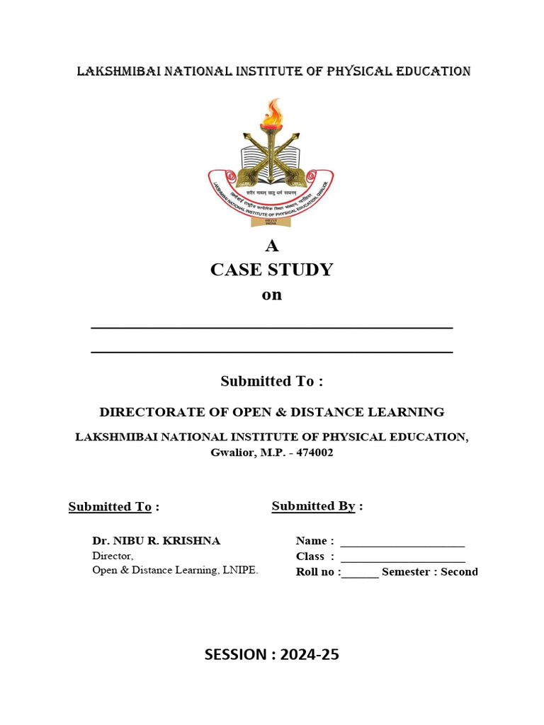 Case Study - Format | PDF