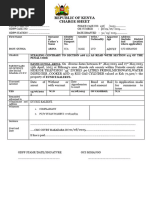 Kenya Police Abstract Form | PDF