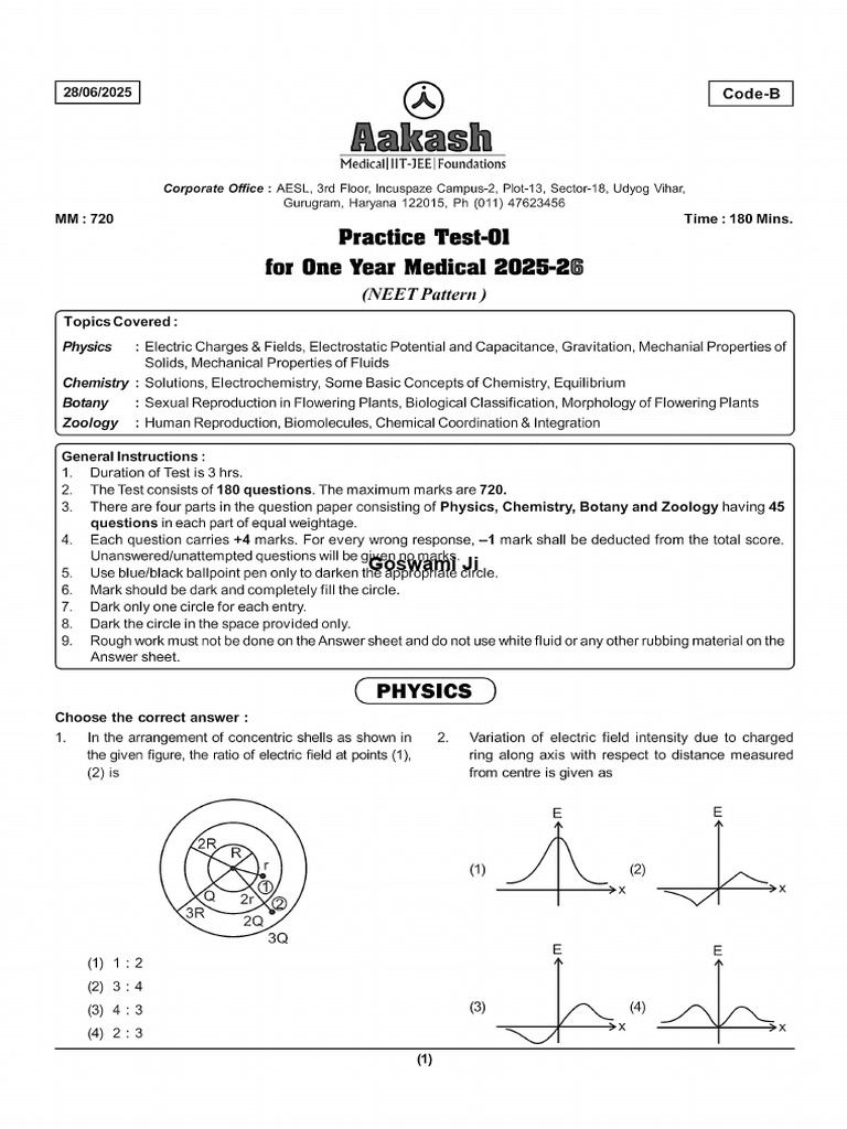 Practice Test-01B CFM (DT 28-06-2025) | PDF