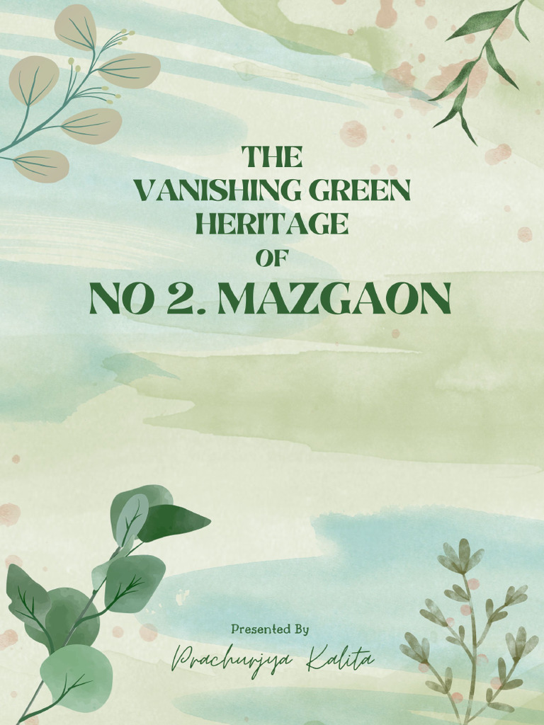 The Vanishing Green Heritage | PDF