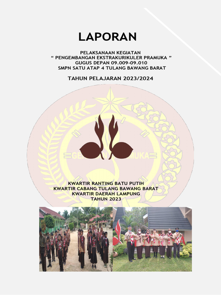 Laporan Pengembangan Ekstrakurikuler Pramuka | PDF