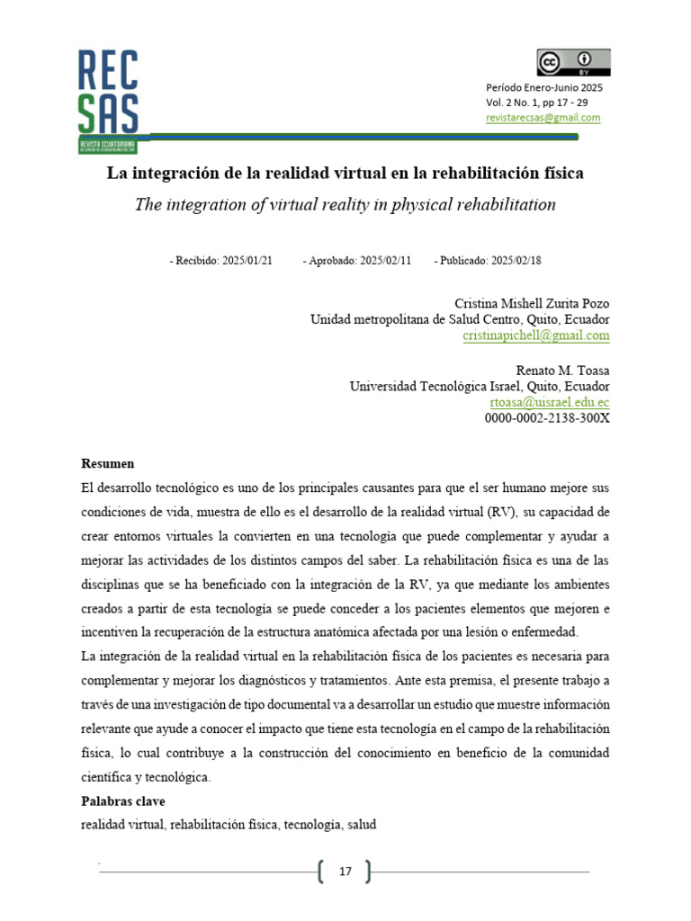 La+Integración+de+La+Realidad+Virtual+ +art+156+ +págs+17+ +29 | PDF ...