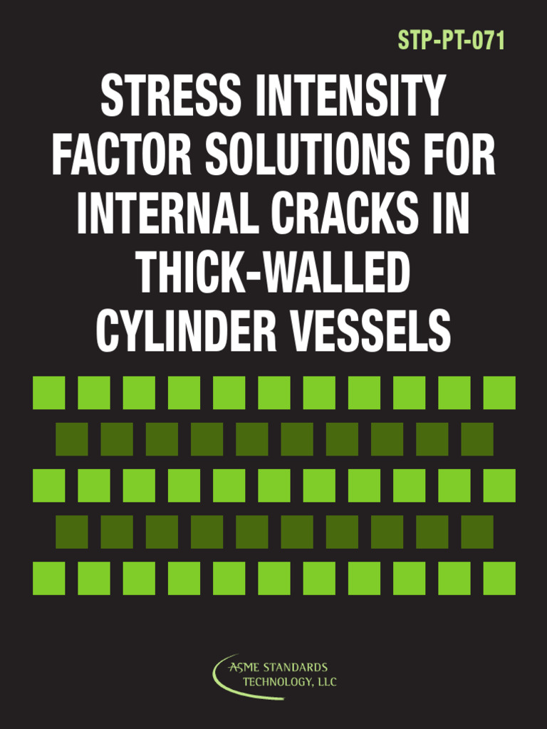 Stress Intensity Factors for Cylinder Cracks | PDF | Bending | Stress ...