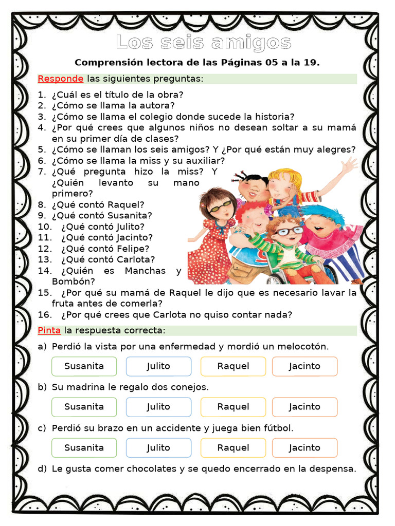 Obra Los 6 Amigos | PDF