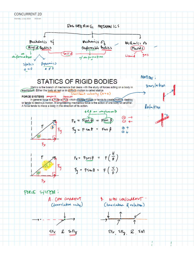 Statics 1 | PDF