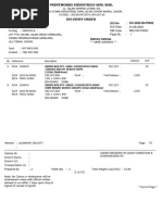 Delivery Sheet Format Template | PDF
