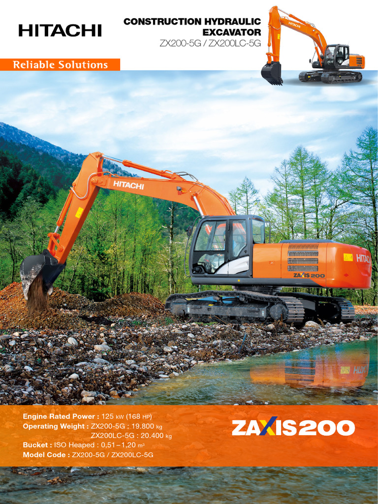 Zx200lc 5g Final Spec Sheet Ks En575na Latam Digital | PDF | Pump | Mechanical Engineering