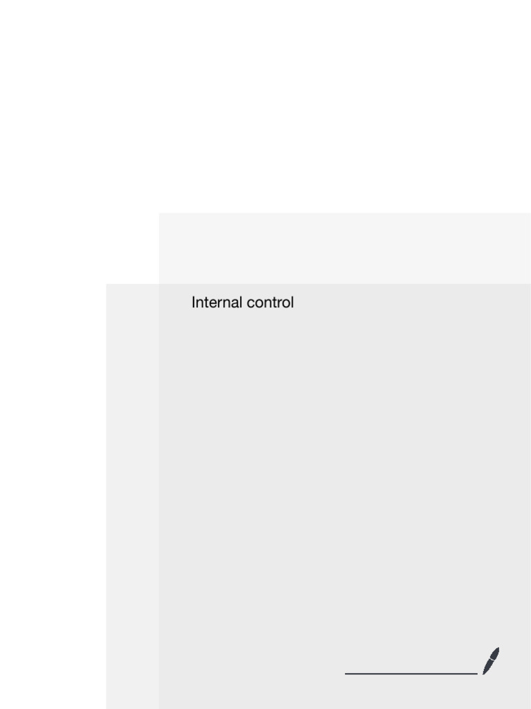 Internal Control Procedures Overview | PDF | Business | Business Economics