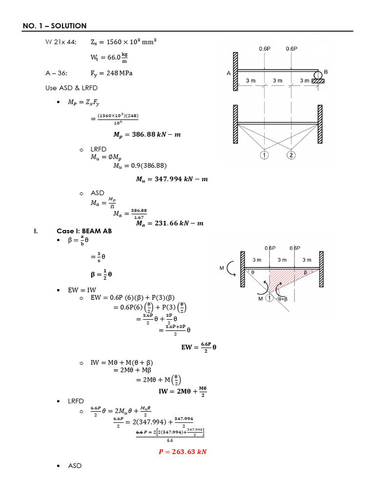 Steel Design Plate - de Guzman | PDF | Equations | Mathematical Objects