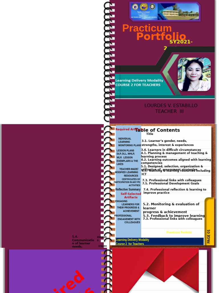 Teacher Practicum Portfolio 2021 | PDF | Learning | Educational Technology