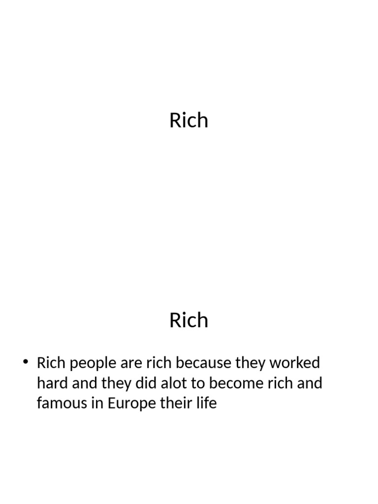 Rich Presentation | PDF