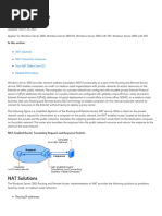 NAT for IPv4: Pros and Cons Quiz | PDF