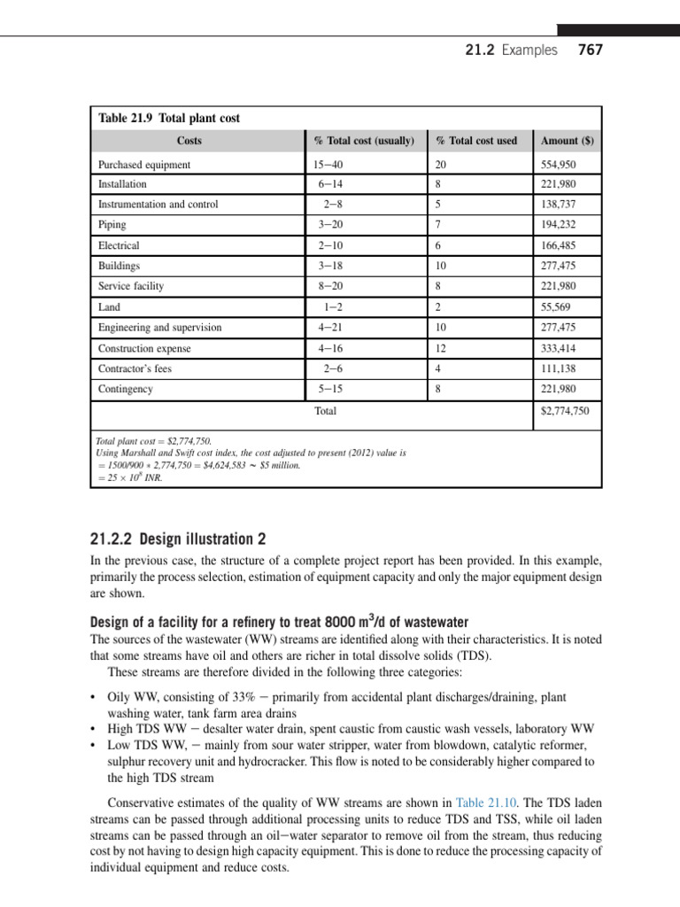 Refinery Wastewater Treatment Design | PDF | Industrial Processes | Water