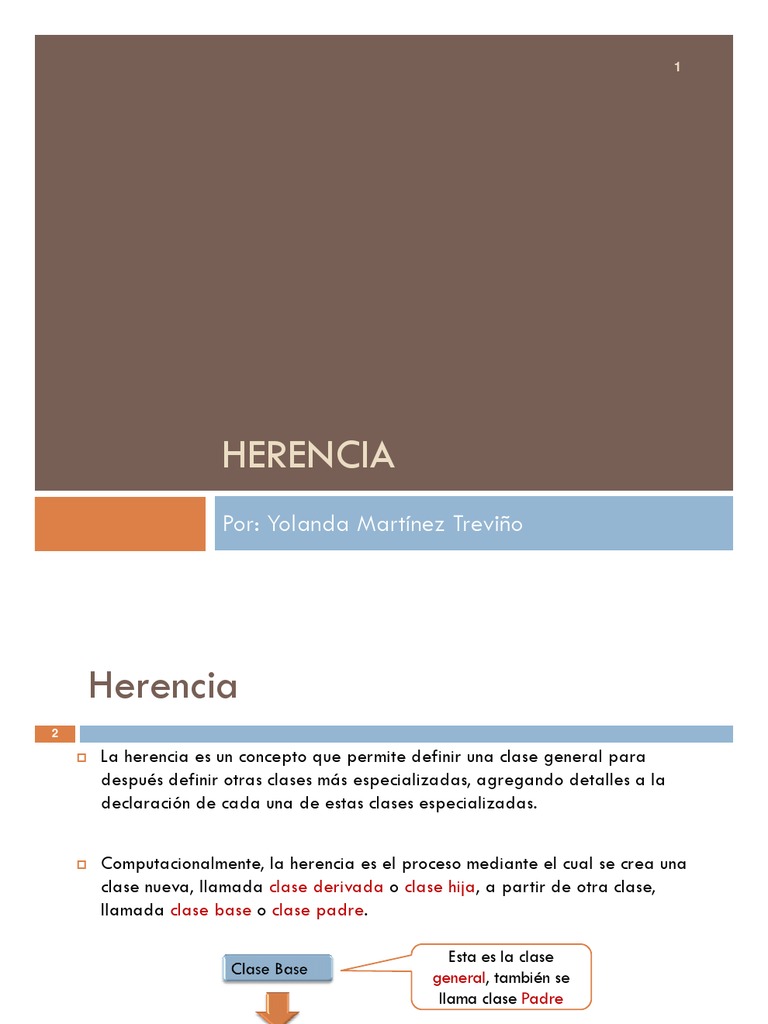 Herencia | PDF | Herencia (Programación Orientada a Objetos) | C