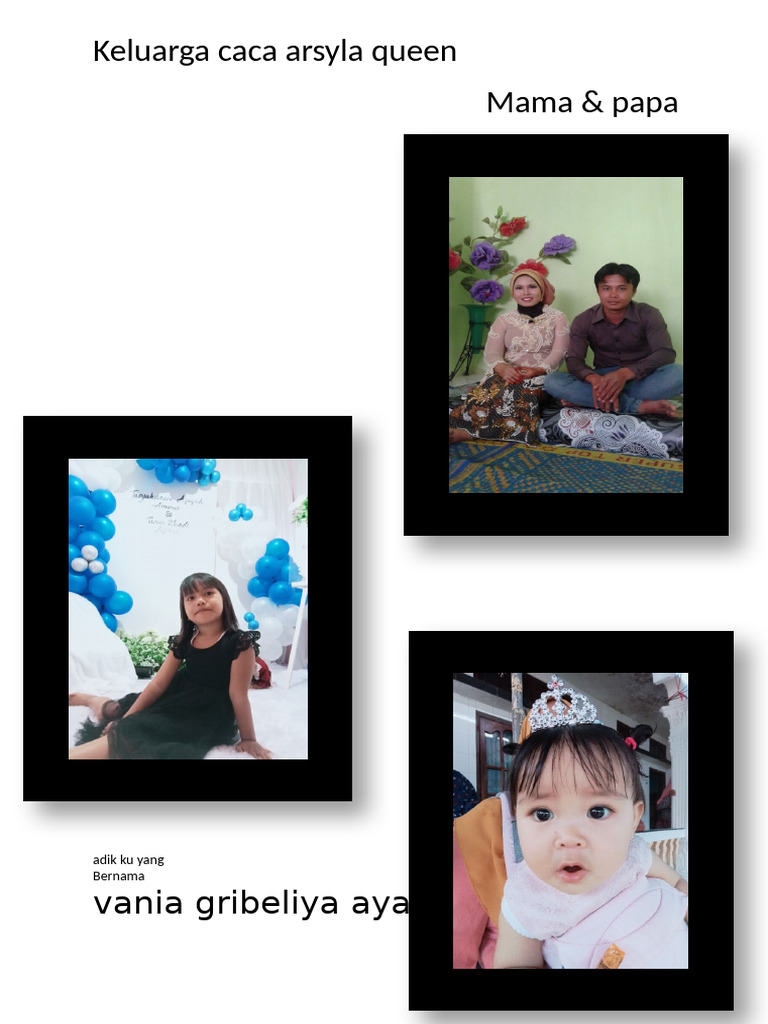 Keluarga Caca Arsyla Queen | PDF