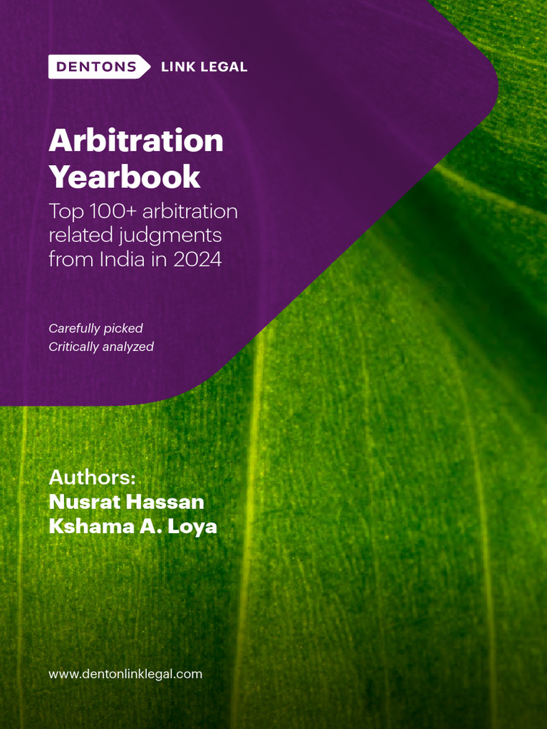 Arbitration Year Book 2024 | PDF | Arbitration | Alternative Dispute Resolution