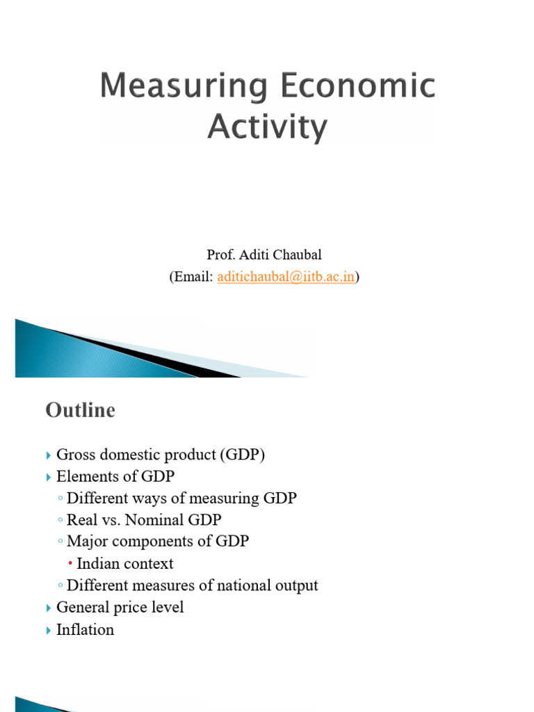 AC - EC101-Measuring Economic Activity | PDF | Cost Of Living | Gross ...
