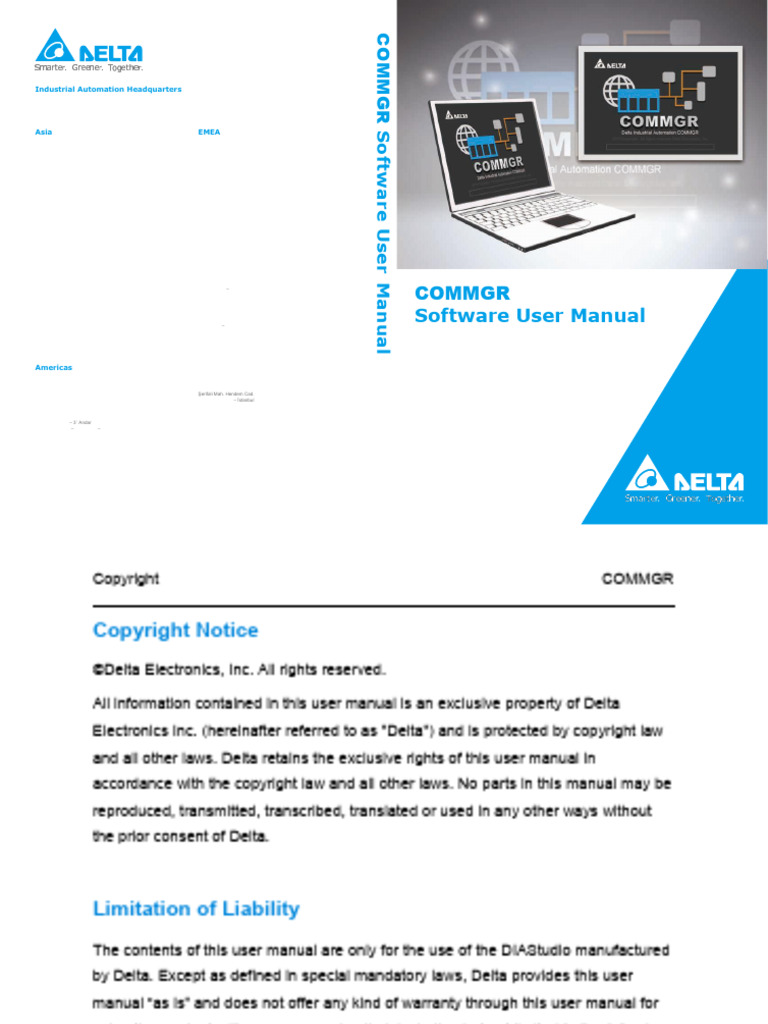 Delta Ia-Osw Commgr-V2.3.0 Um Eng 20231127 | PDF | Usb | Window (Computing)