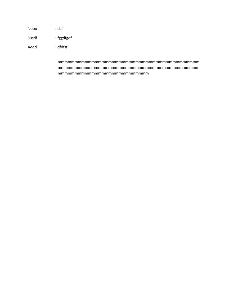 Nooo | PDF