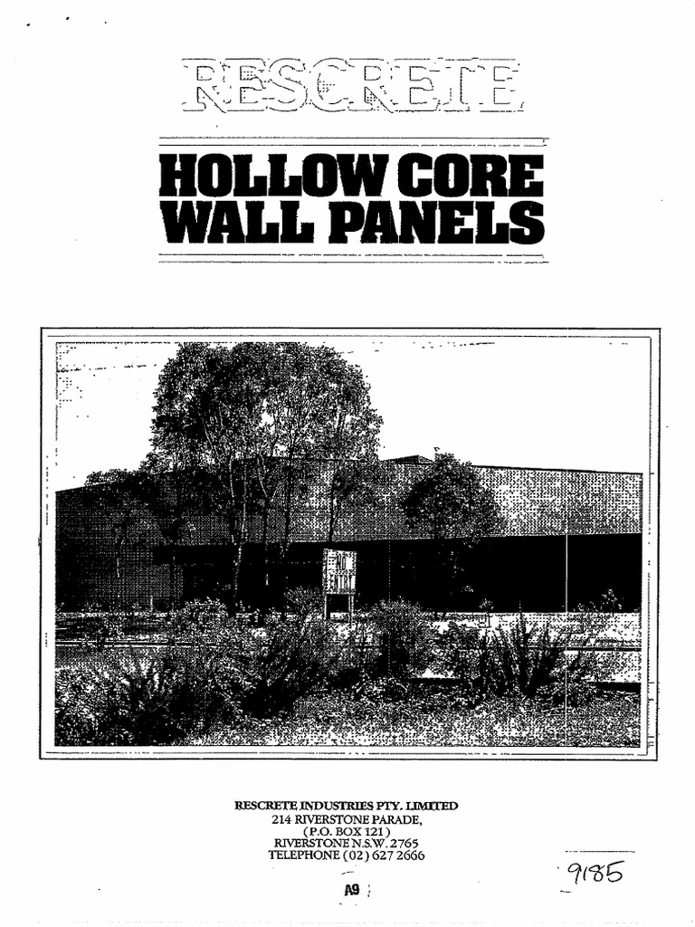 Precast Hollow Core Wall Panel Solutions | PDF | Concrete | Precast ...