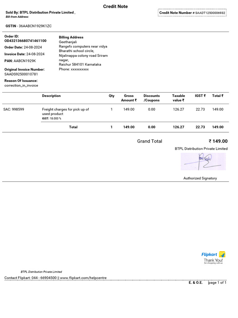 Invoice and Credit Notes Summary | PDF | Coupon | Payments