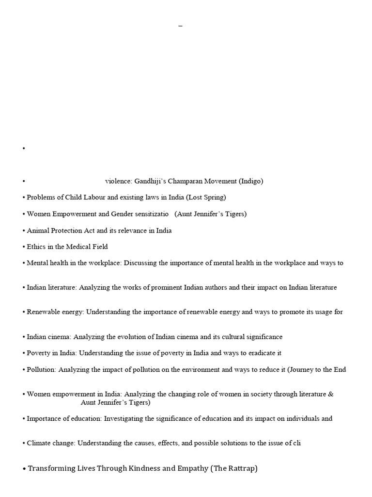 CBSE Class XII English Project Guidelines | PDF
