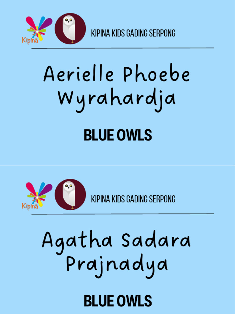 Name Tag | PDF