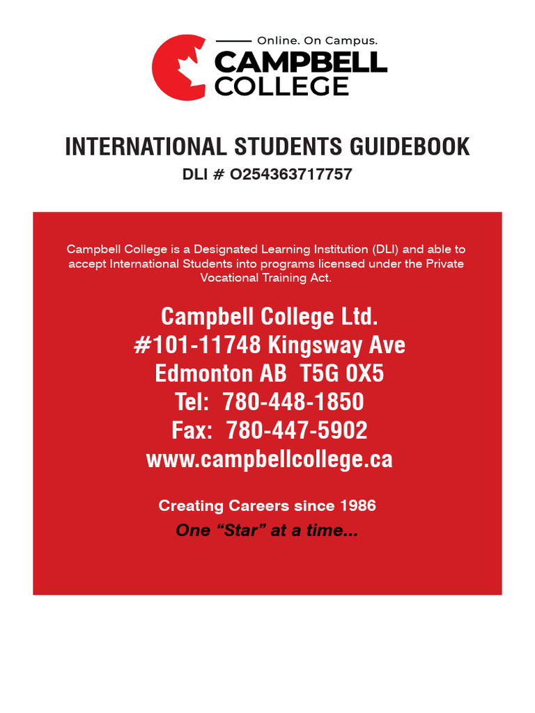 CWC International Students Guidebook New | PDF | University And College ...