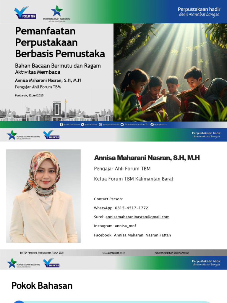 Pemanfaatan Perpustakaan Berbasis Pemustaka - Compressed | PDF