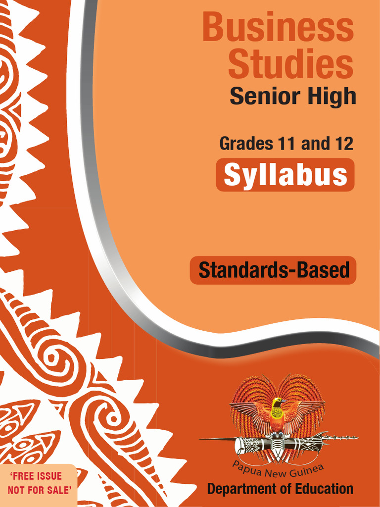 Grade 11-12 Business Studies Syllabus | PDF | Knowledge | Teachers
