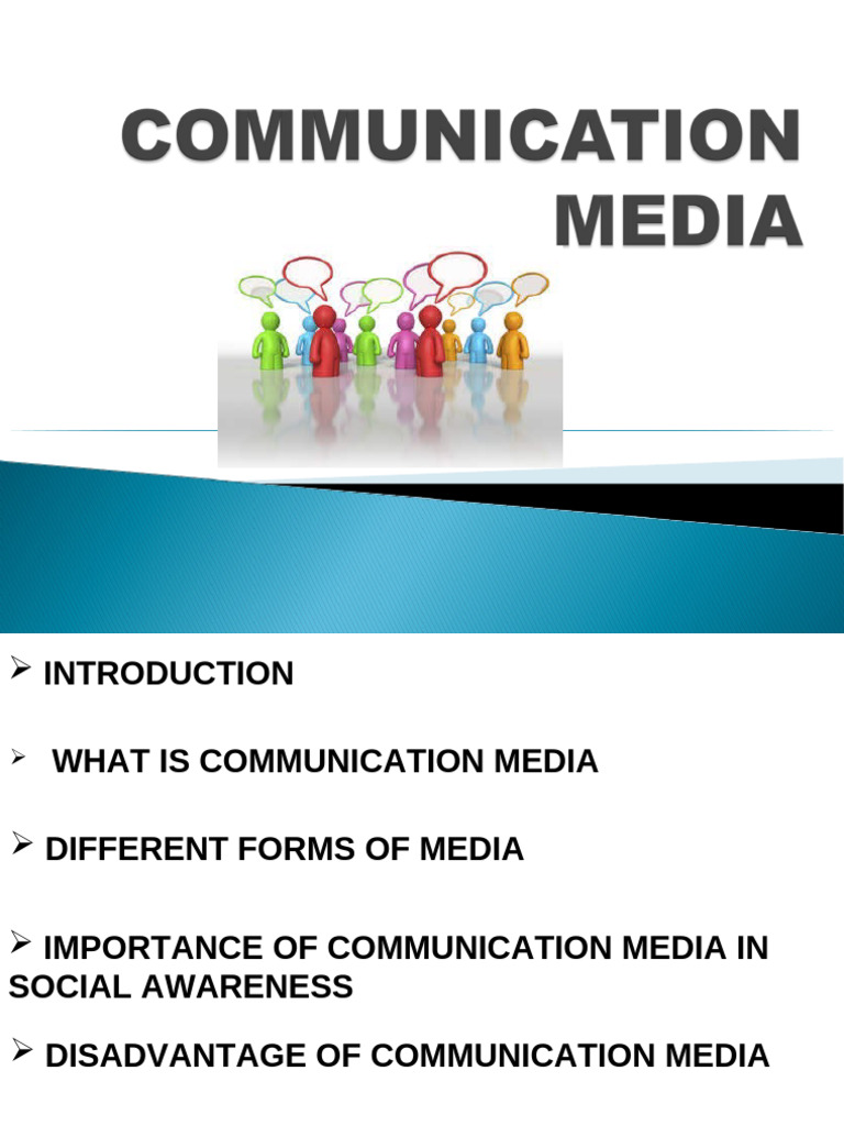 Communication Media 1 | PDF | Communication | Social Psychology