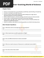 Class 7 Science: Curiosity Worksheet | PDF | Science
