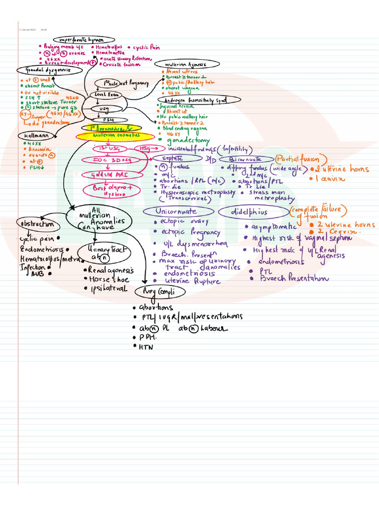 Notes Gynae 8 | PDF