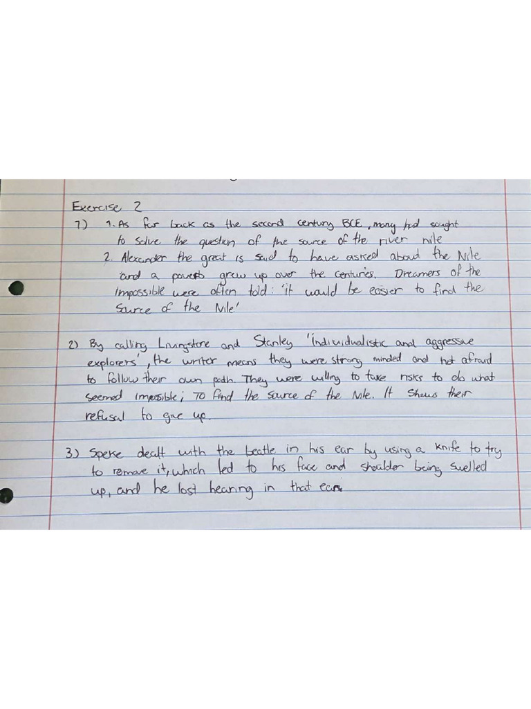 Writing To Inform or Explain - EX2 | PDF