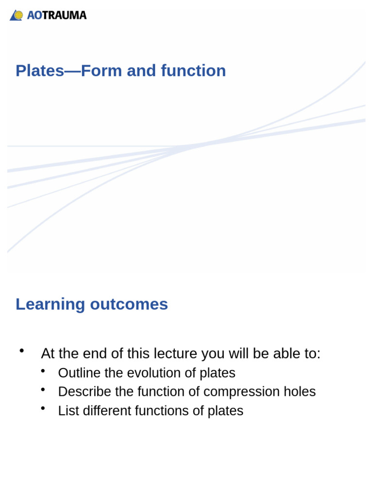 Functions of Surgical Plates Explained | PDF | Screw | Musculoskeletal ...