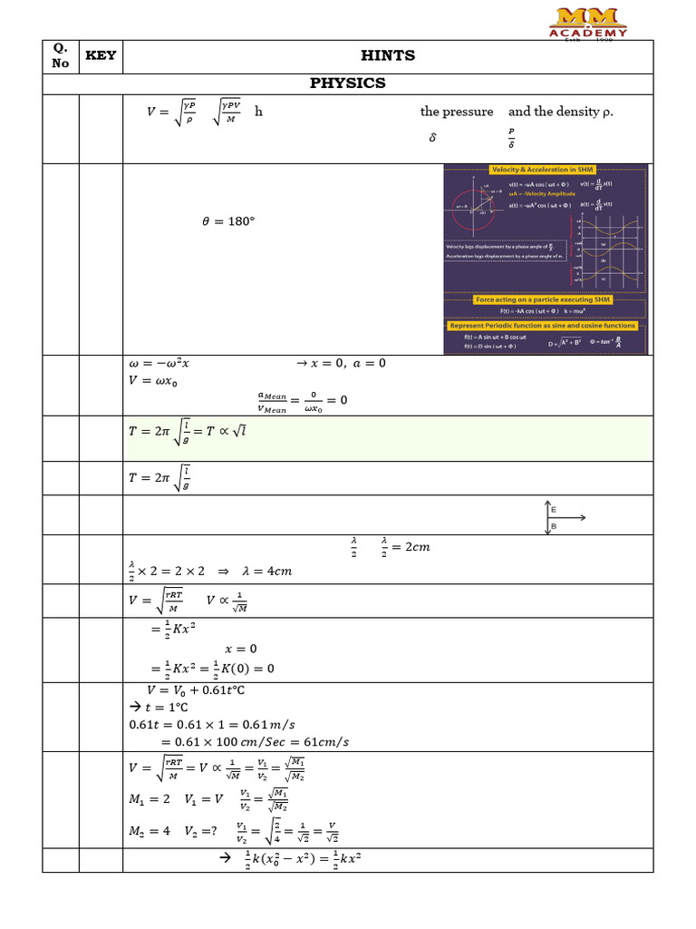 v3 Hints Octa Series Test 3 | PDF | Waves | Properties Of Water