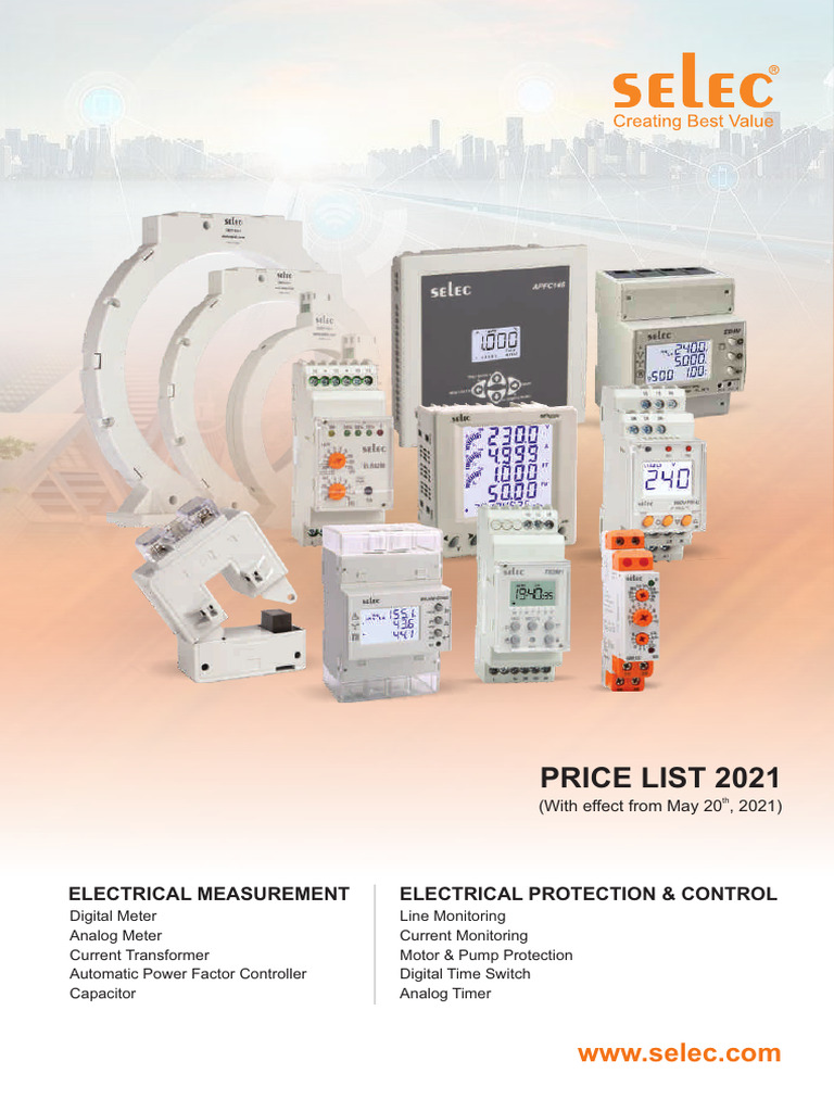 Selecpricelist 2021-2022 Electrical-Doc V0R1-200521 | PDF | Mains Electricity | Electrical ...