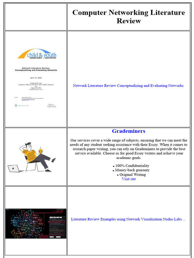 Computer Networking Literature Review | PDF | Computer Network | Internet