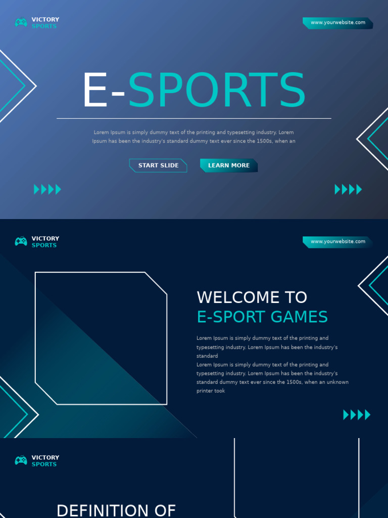 CNHP - E-Sports Game Powerpoint Template | PDF | Tullii