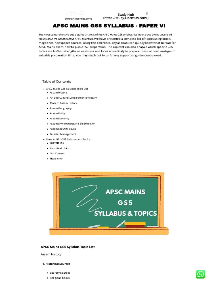 General Studies 5 (GS-5) - Lucent IAS | PDF