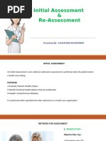Initial Assessment and Reassessment of Patients | PDF | Medical Diagnosis | Patient