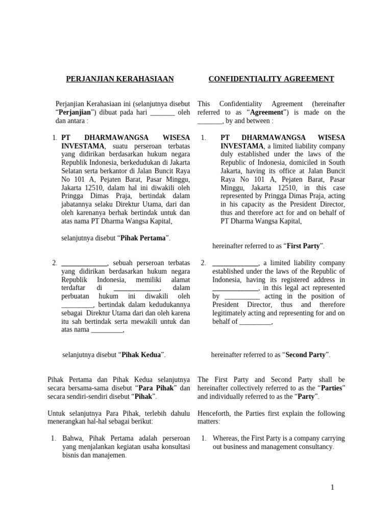 NDA DWC As Advisor July 2025 | PDF