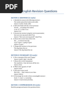 Grade 6 English Exam Paper | PDF | Sharks